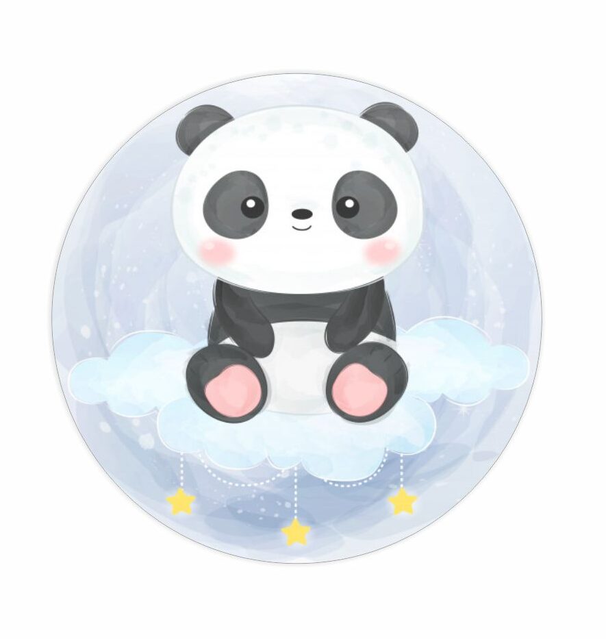 Αυτοκόλλητα αρκουδάκι Panda 7-15cm - Πυροτεχνήματα Πυξίδα